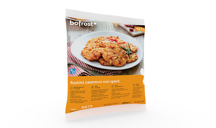 Rostini Caserecci con Speck 5673 - Purè e specialità di patate | Bofrost